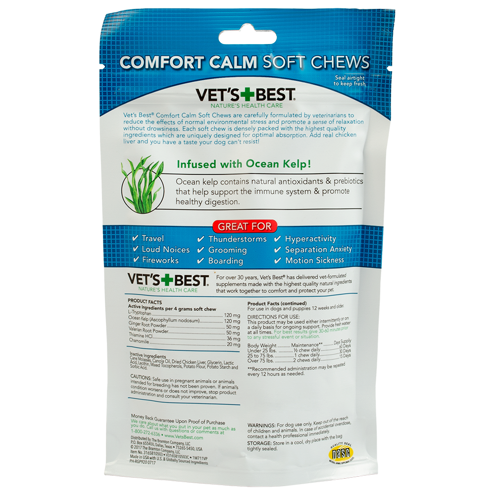 Dog Comfort Calm Soft Chews | Vet's Best